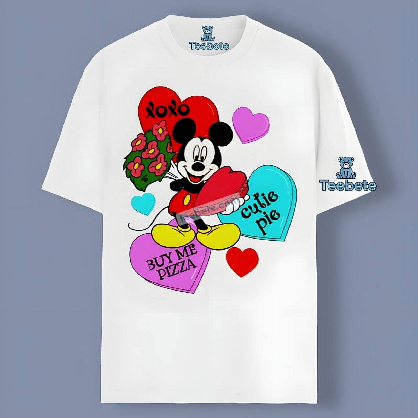 Disney Valentines Gift Mickey Cupid Shirt Idea - Walmart.com