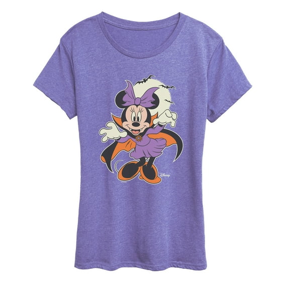 Disney - Vampire Minnie - Women's Short Sleeve Graphic T-Shirt ...