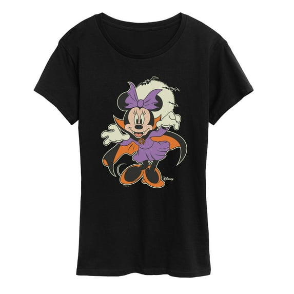 Disney - Vampire Minnie - Women's Short Sleeve Graphic T-Shirt ...