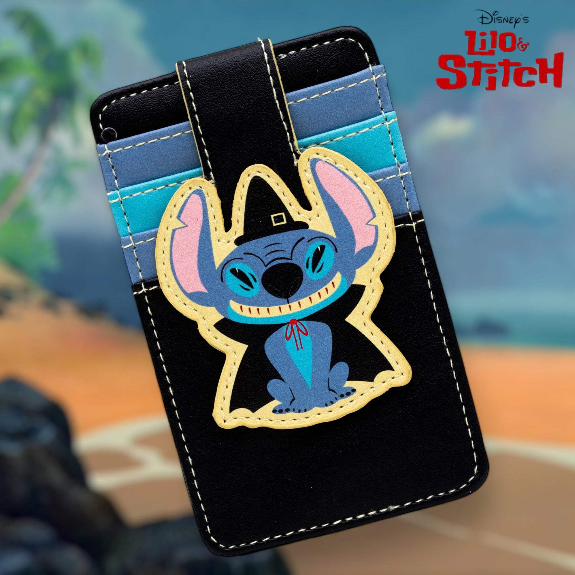 Disney Vampire Stitch Halloween Cosplay Wallet ID Card Holder - Walmart.com