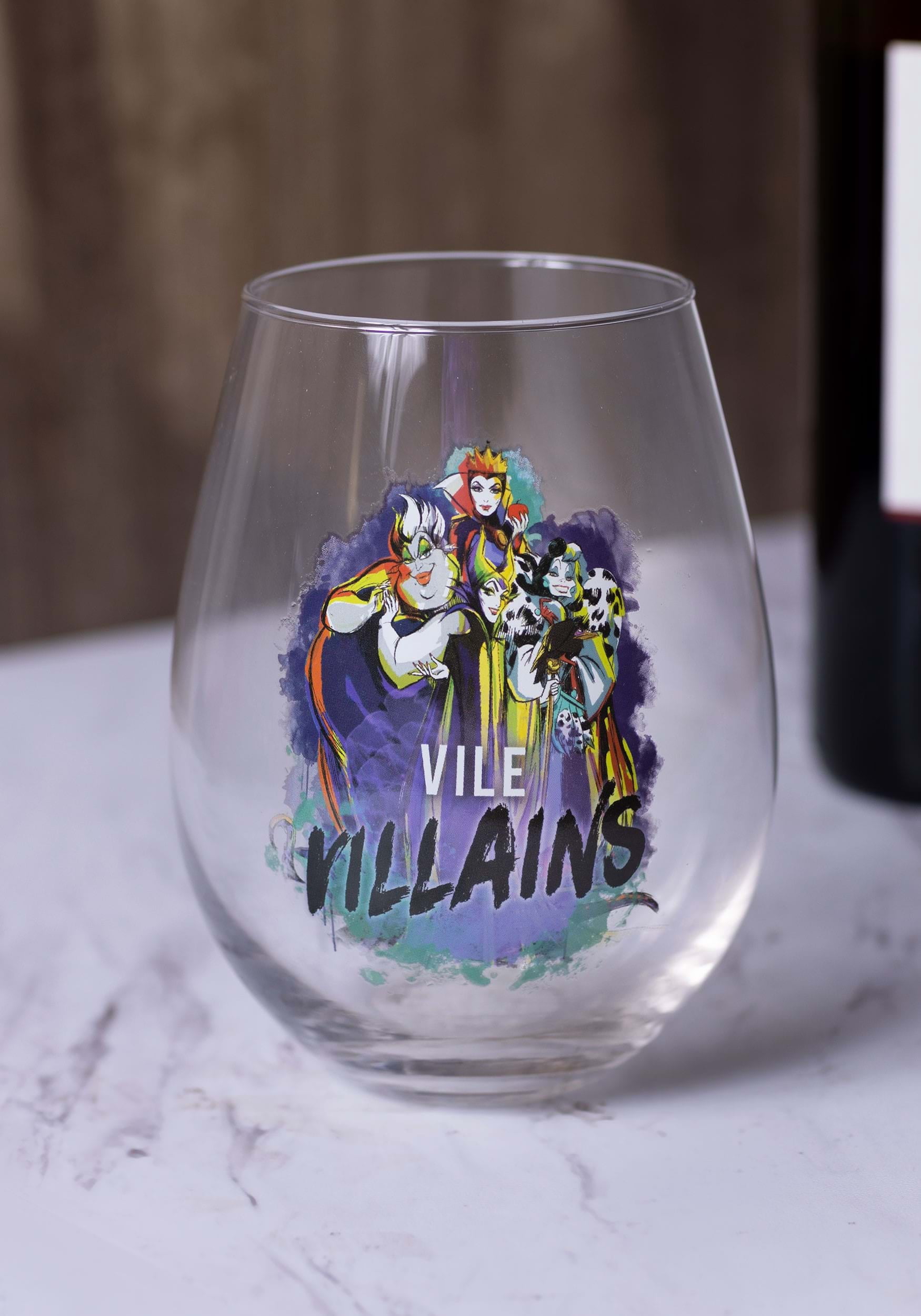 Disney Vile Villains Oversized 33.5oz Glass - Walmart.com