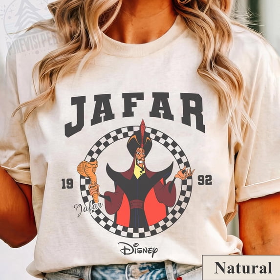 Disney Villain Jafar Est 1992 Checkered Circle Shirt Aladdin T-shirt ...