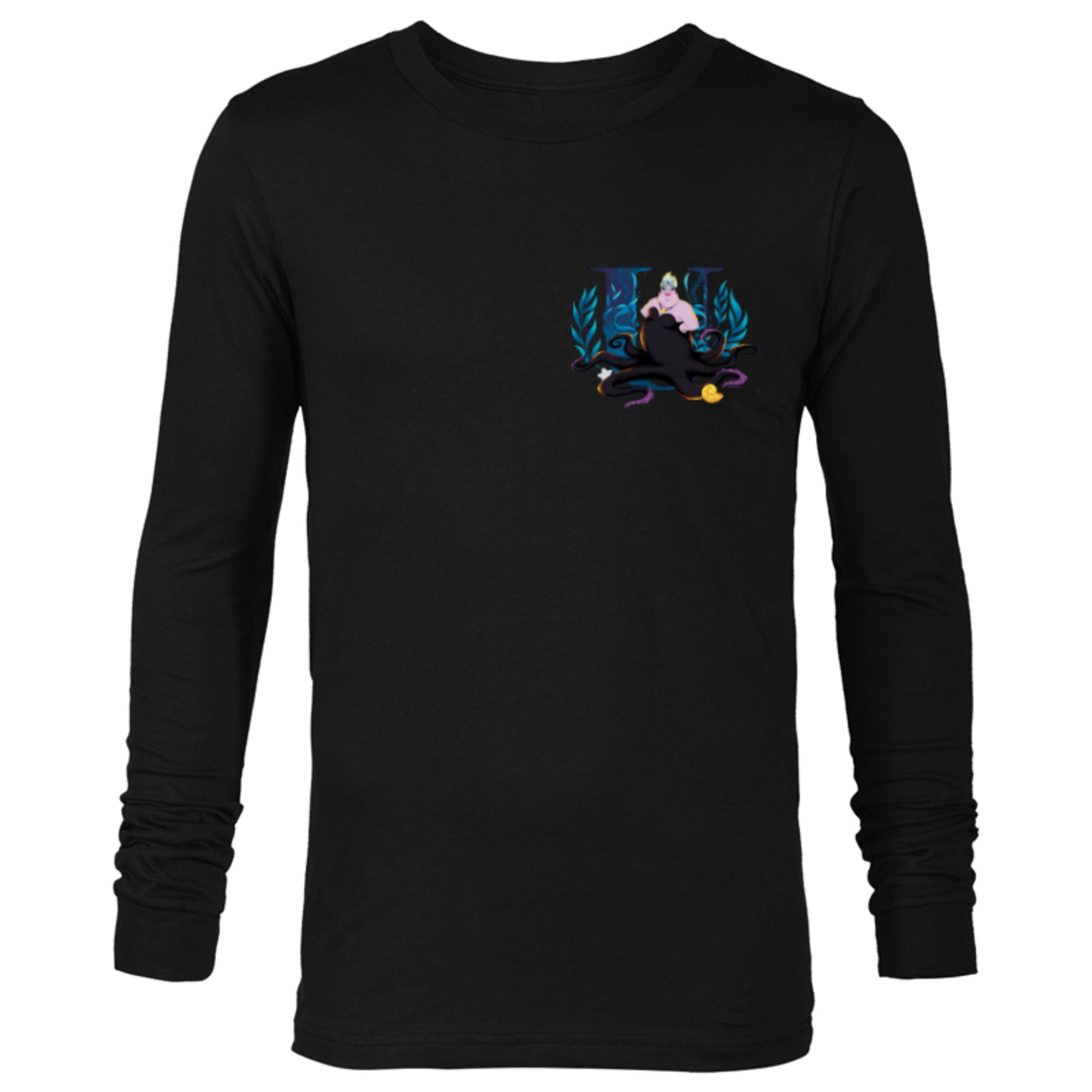 Disney Villains Alphabet Monogram Letter U for Ursula - Long Sleeve T ...