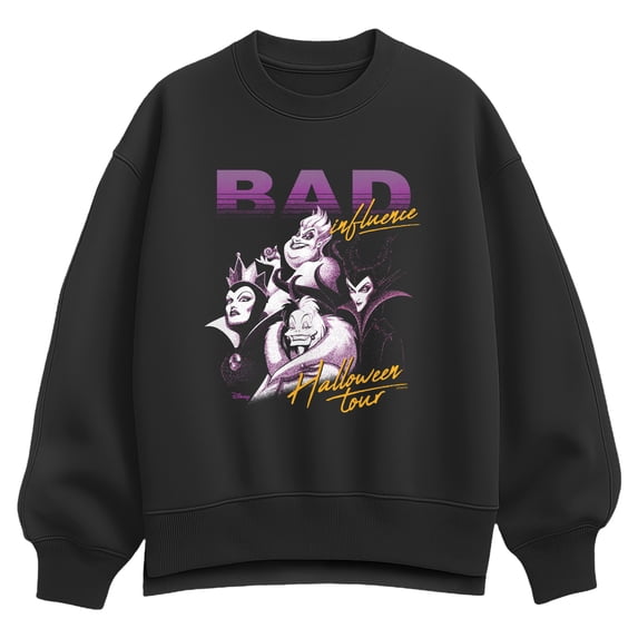 Disney Villains - Bad Influence - Women's Oversized Fleece Crew ...