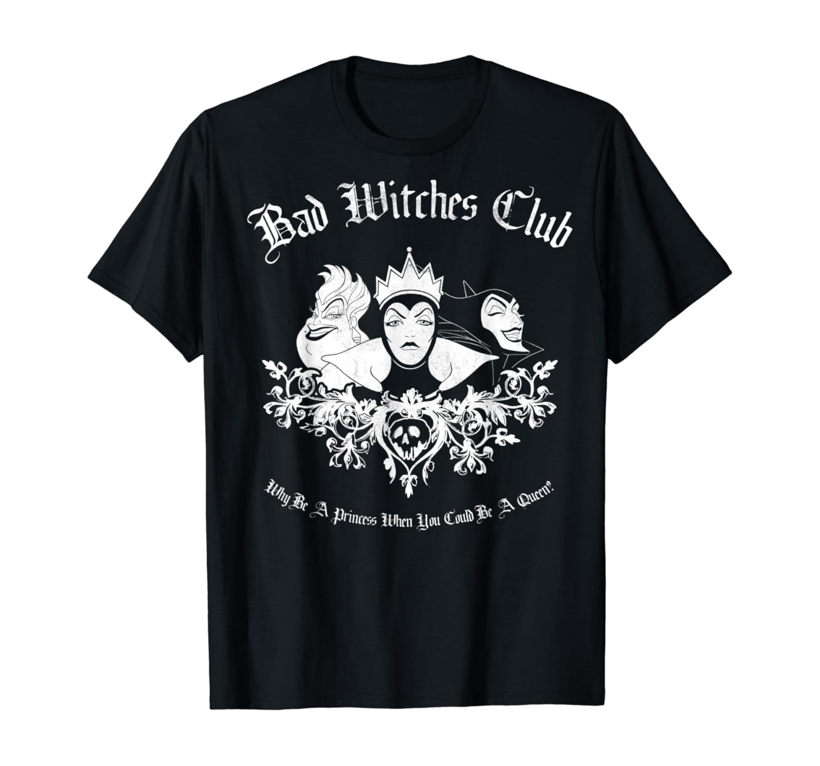 Disney Villains Bad Witches Club Group Shot T-Shirt - Walmart.com
