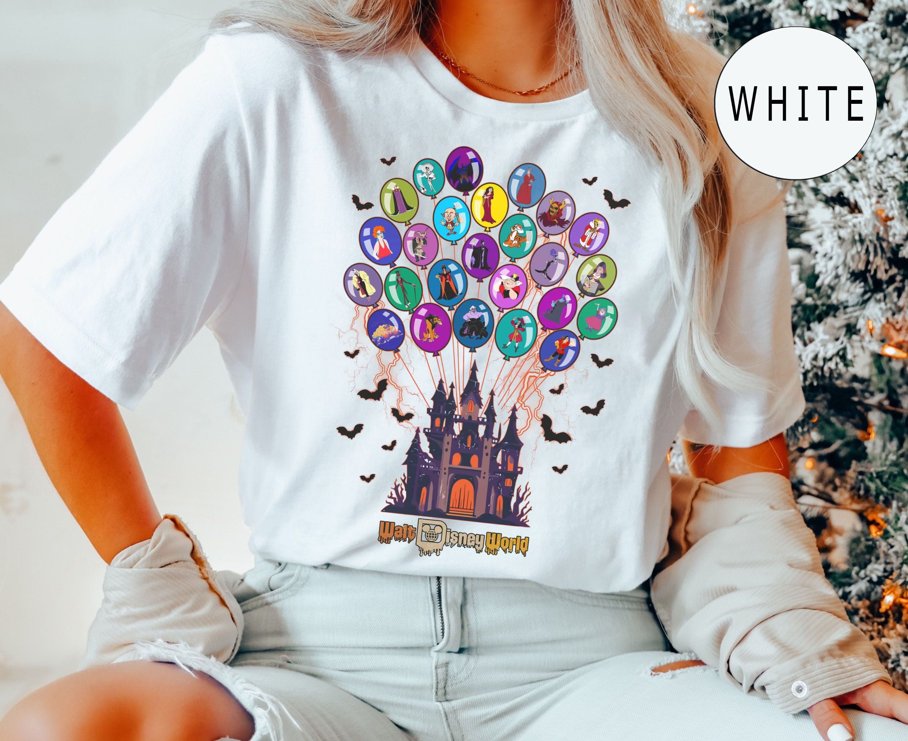 Disney Villains Balloons Characters Group Shirt, Scar, Hades ...