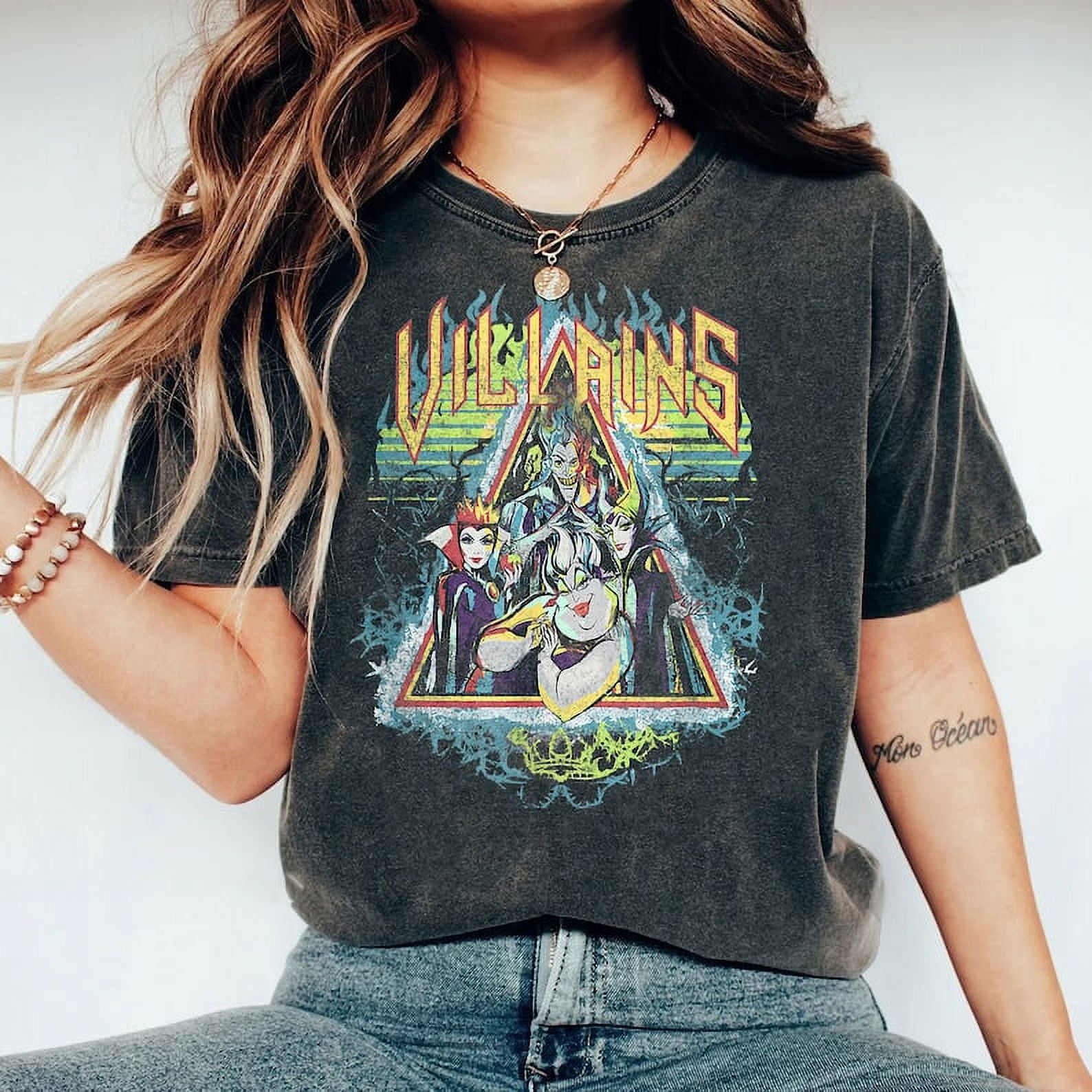 Disney Villains Characters Maleficent Ursula Evil Queen Hades Shirt, Walt Disney World T-shirt ...