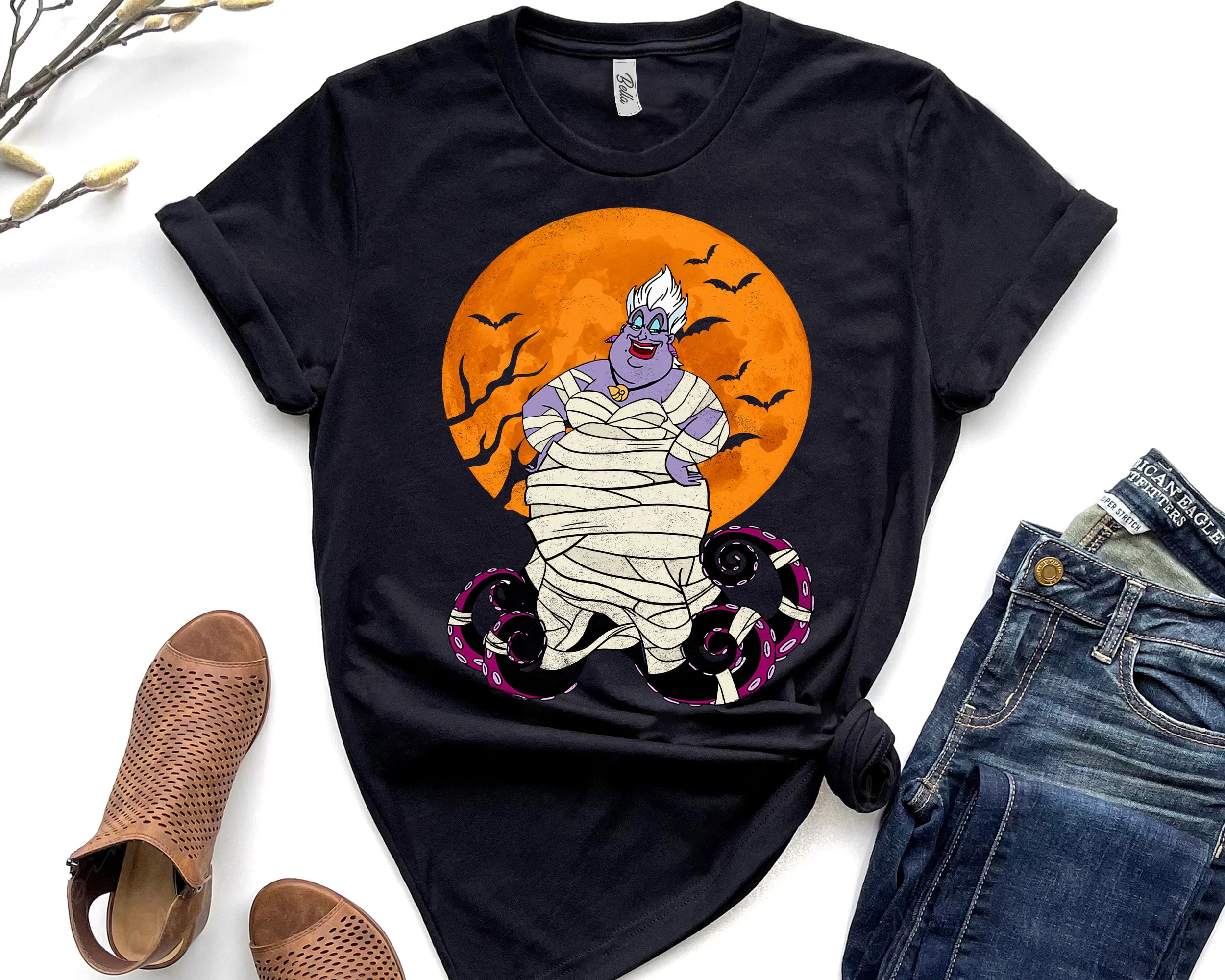 Disney Villains Characters Ursula Mummy Shirt, Disney Witch Tee, Fall ...