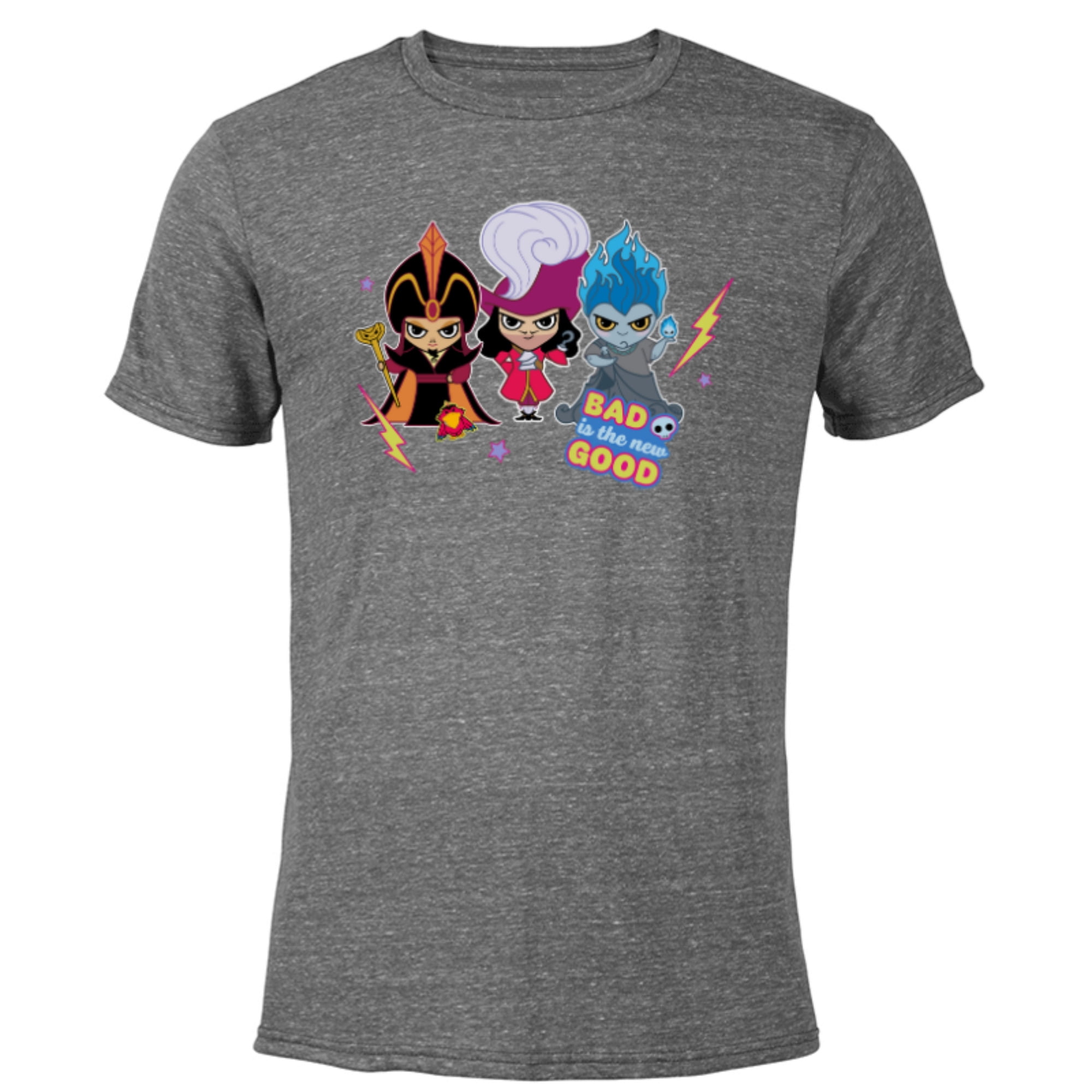 Disney Villains Chibi Bad is the New Good - Short Sleeve Blended T ...