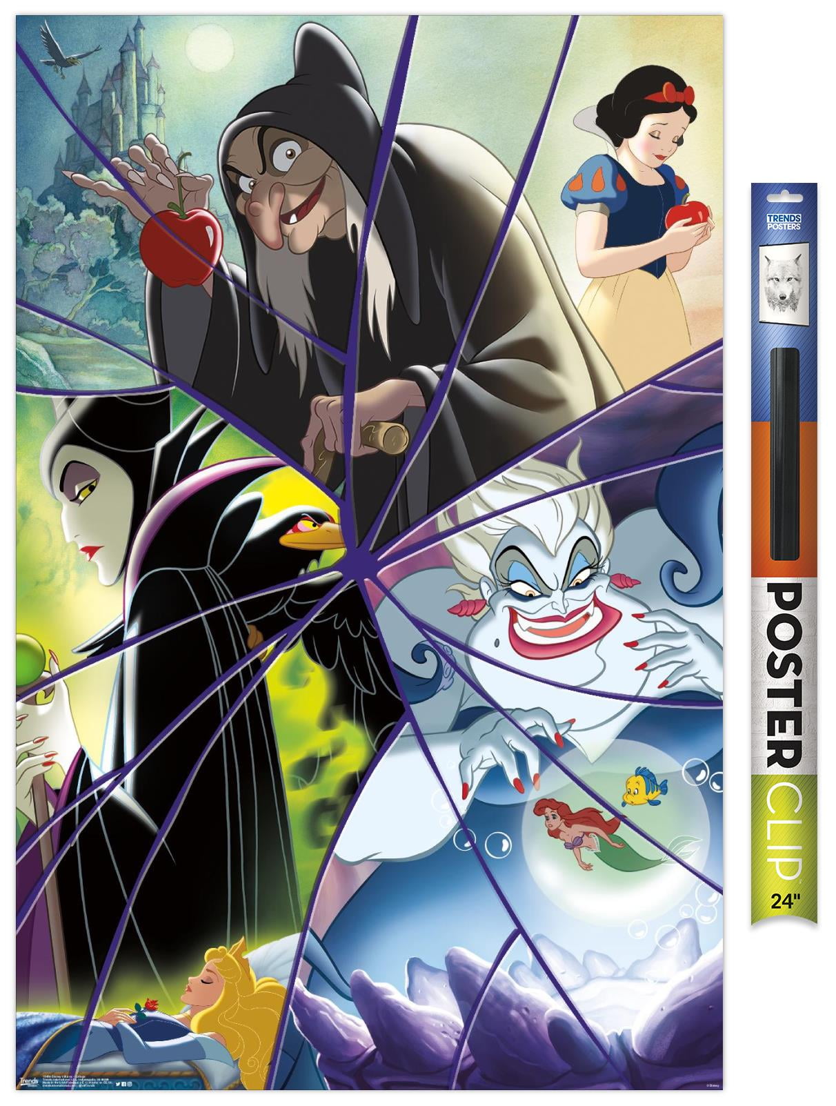 Disney Villains - Collage Wall Poster, 22.375" x 34" - Walmart.com