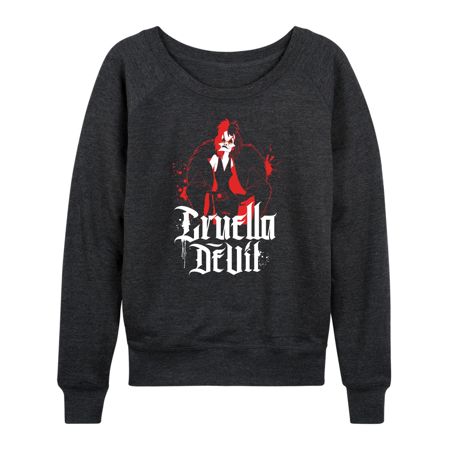 Disney Villains - Cruella Devil Spatter - Women's Lightweight French ...