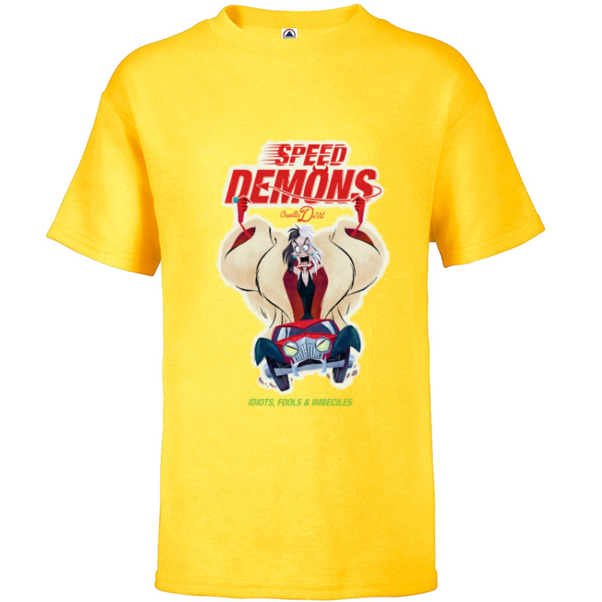 Disney Villains Cruella de Vil Speed Demons - Short Sleeve T-Shirt for ...