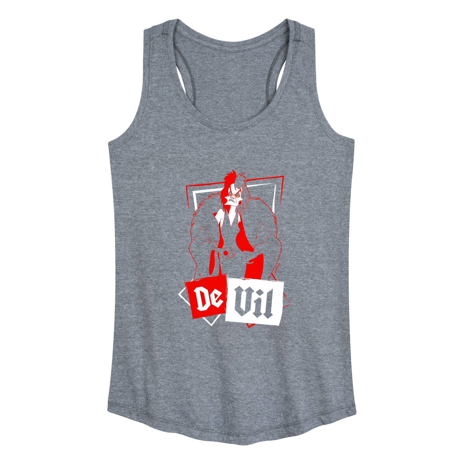Disney Villains - De Vil - Women's Racerback Tank Top - Walmart.com
