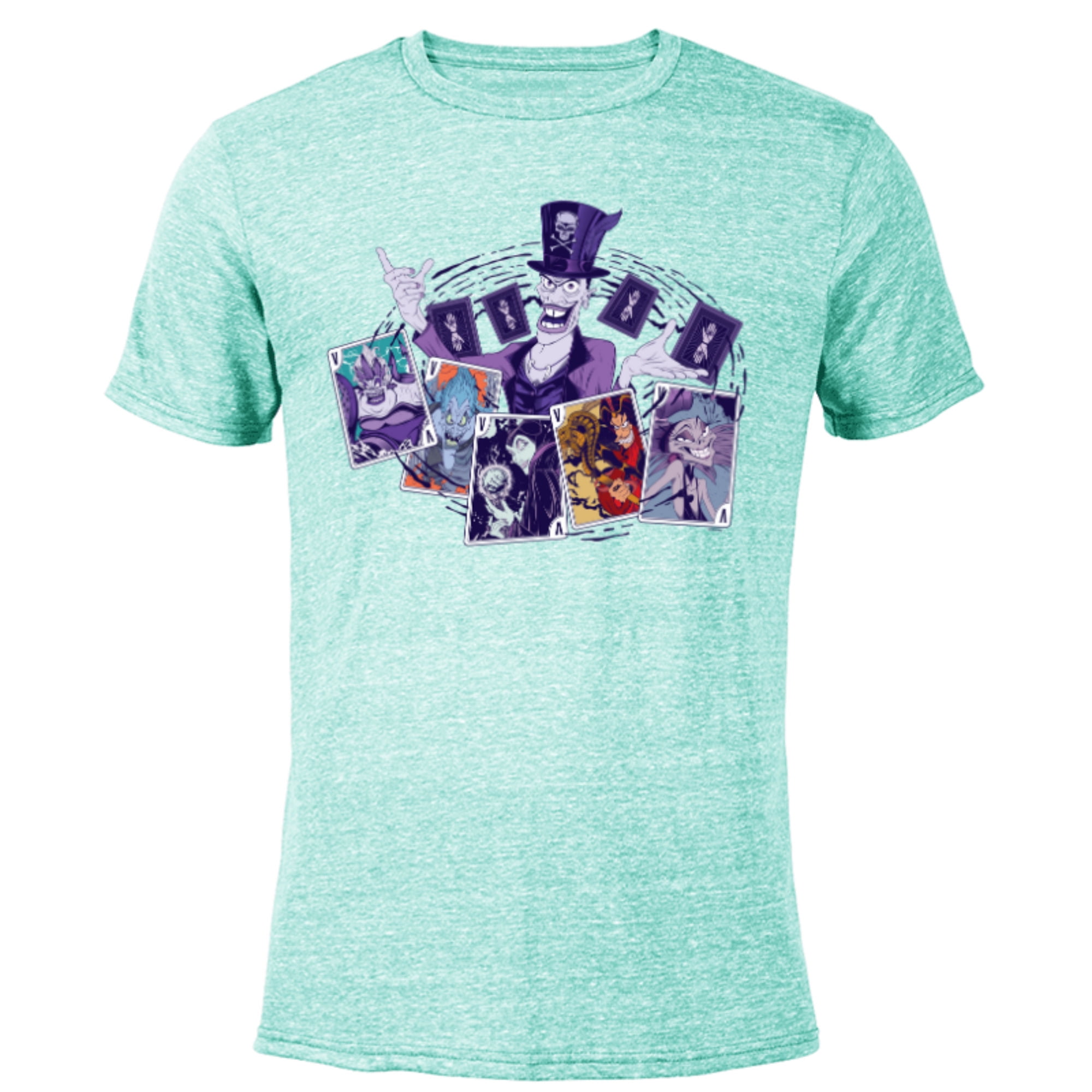 Disney Villains Dr. Facilier Playing Cards - Short Sleeve Blended T-Shirt for Adults ...