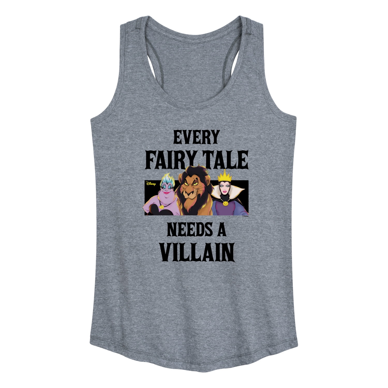 Disney Villains - Every Fairy Tale Needs A Viillain - Women's Racerback ...