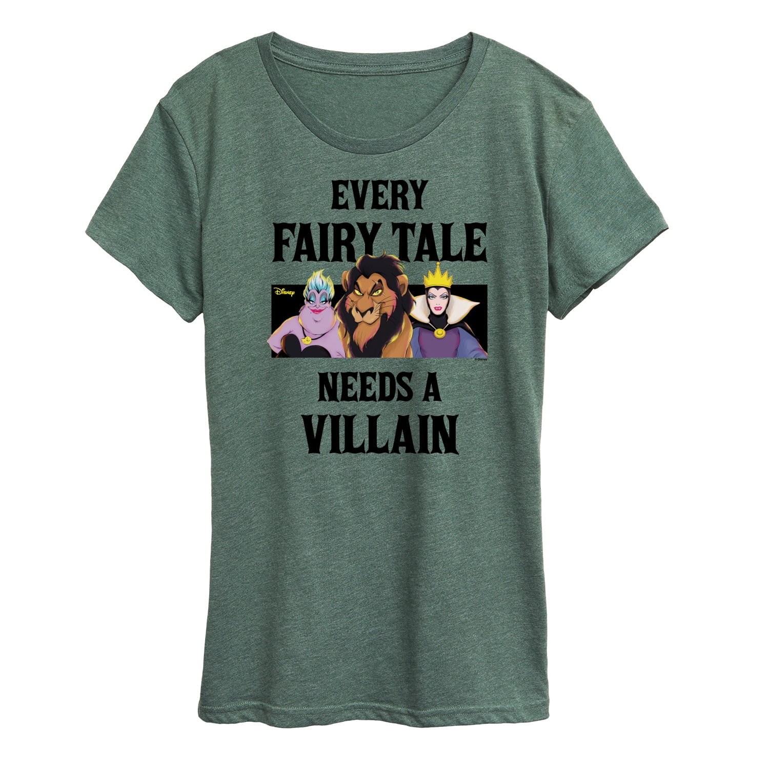 Disney Villains - Every Fairy Tale Needs A Viillain - Women's Short ...