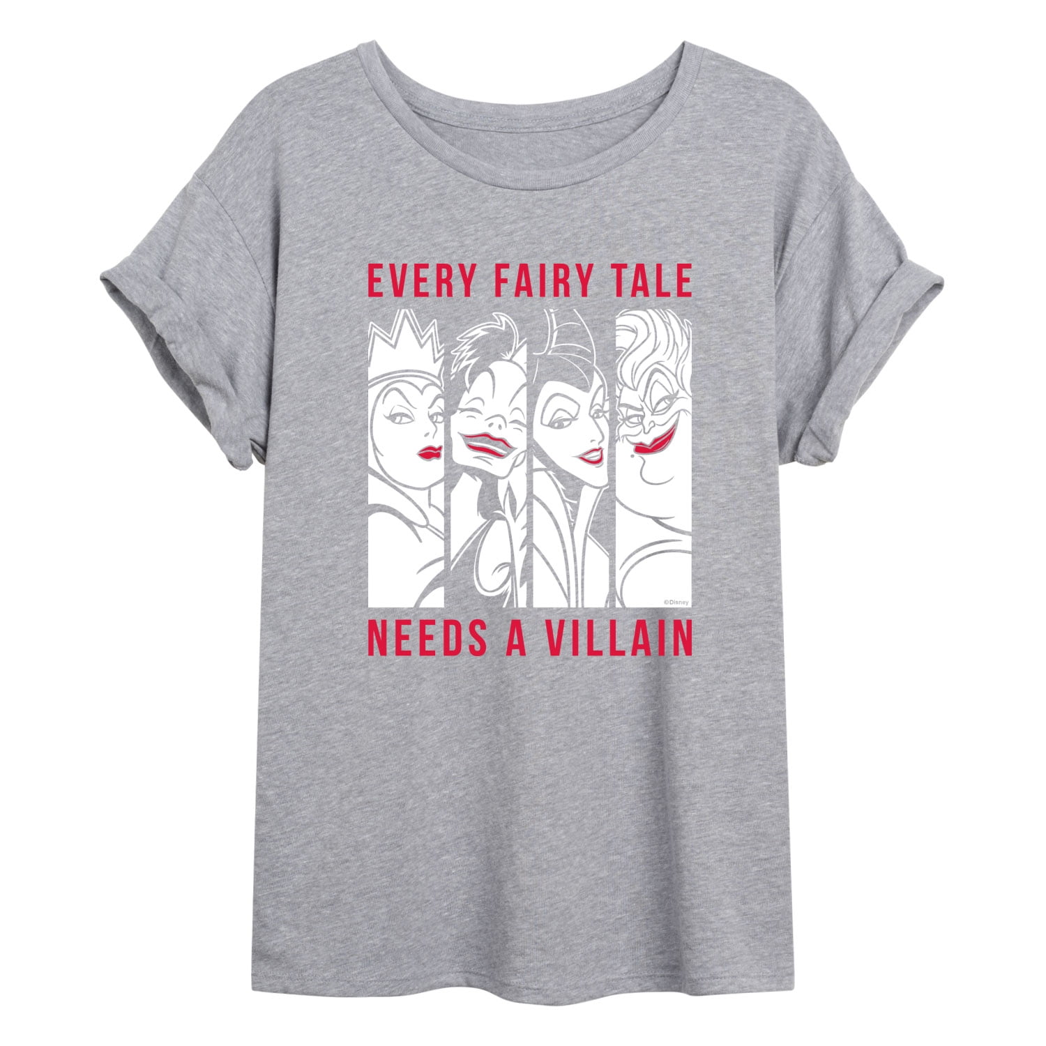 Disney Villains - Every Fairy Tale Needs A Villian - Women's Oversized ...