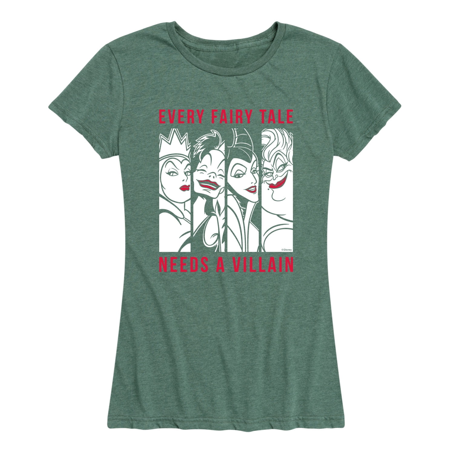 Disney Villains - Every Fairy Tale Needs A Villian - Women's Short ...