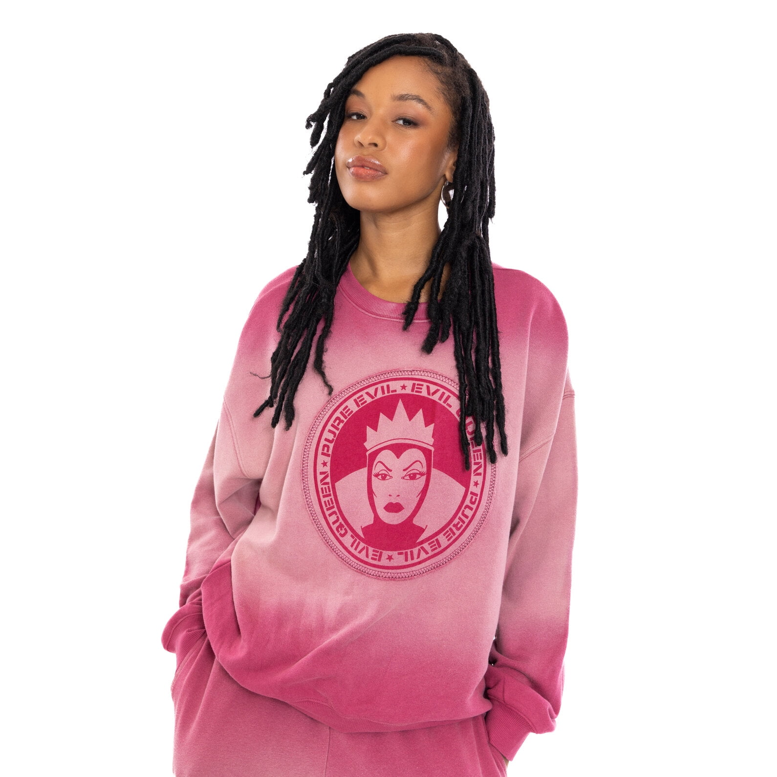 Disney Villains Evil Queen French Terry Pullover Sweatshirt Adult ...