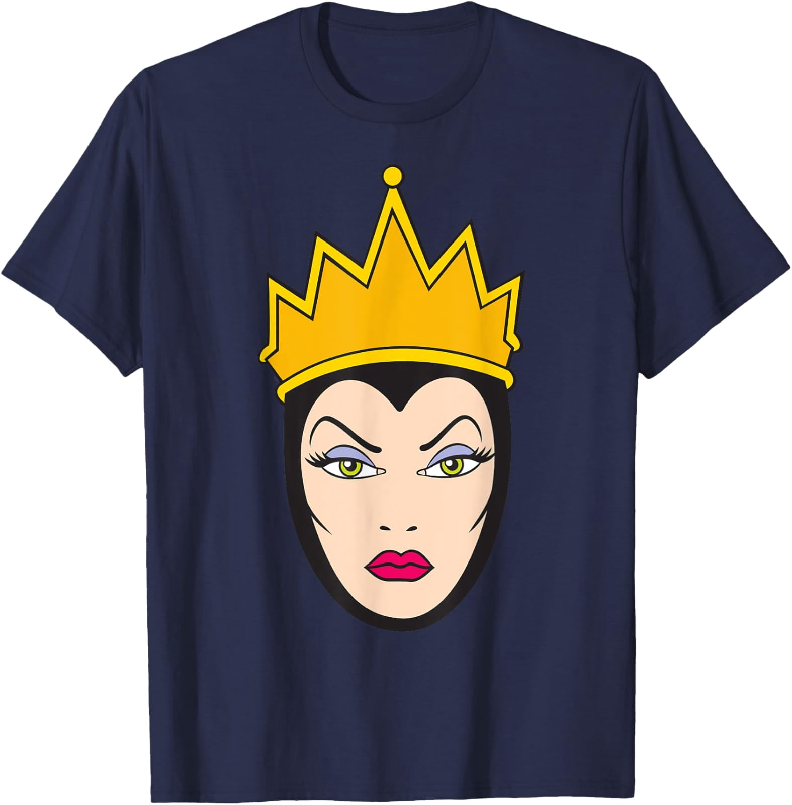 Disney Villains Evil Queen From Snow White Big Face Costume T-Shirt ...