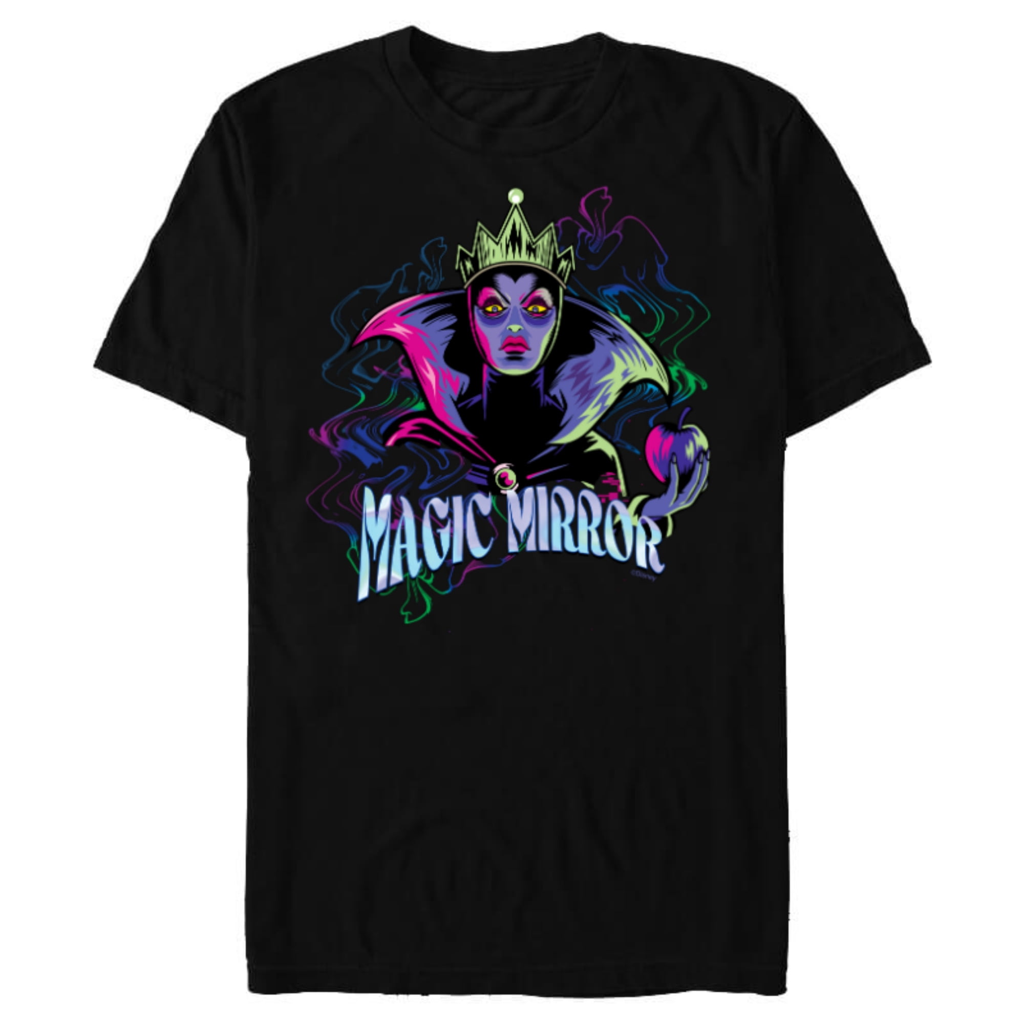 Disney Villains Evil Queen Magic Mirror Illustrated - Short Sleeve ...