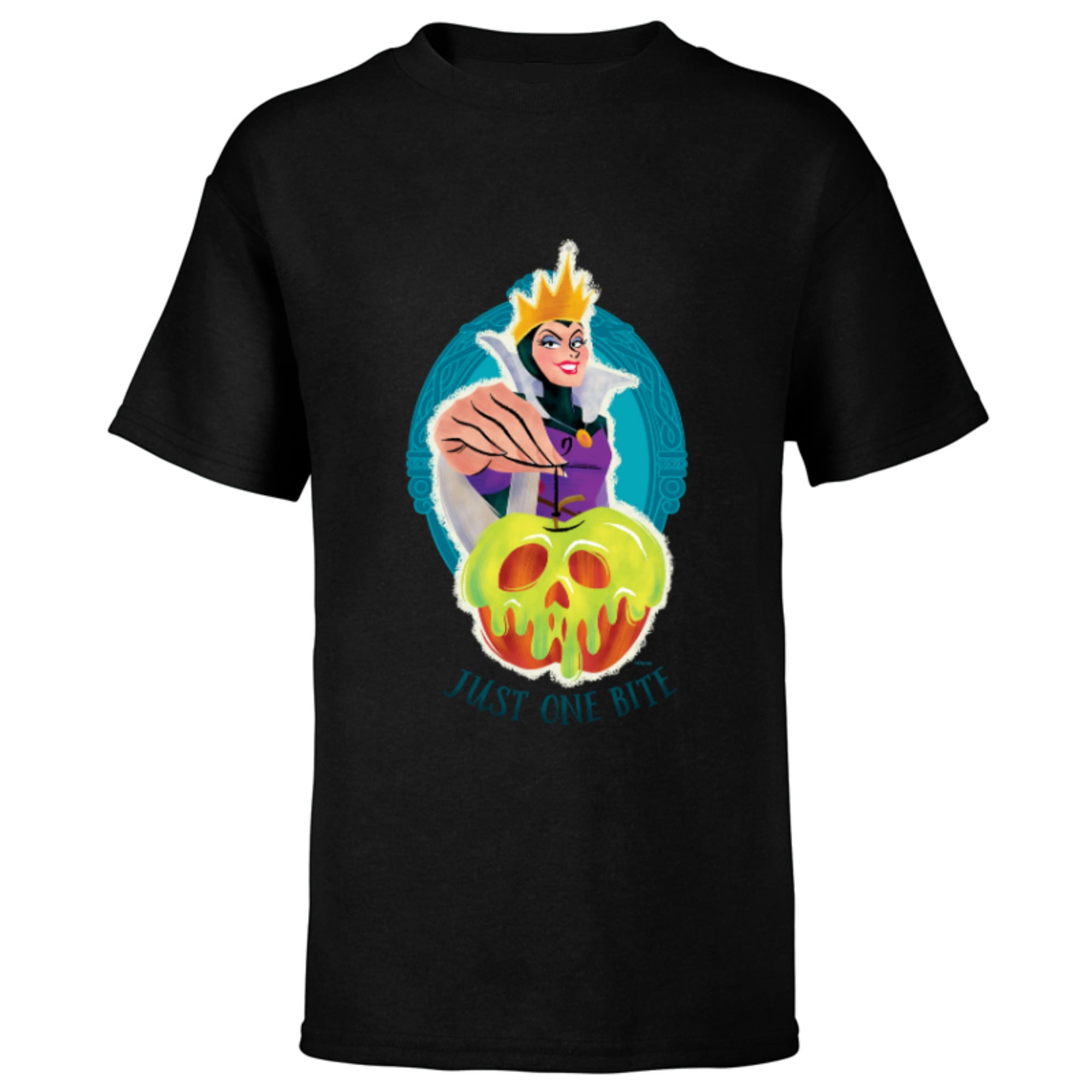 Disney Villains Evil Queen Poison Apple Just One Bite - Short Sleeve T ...