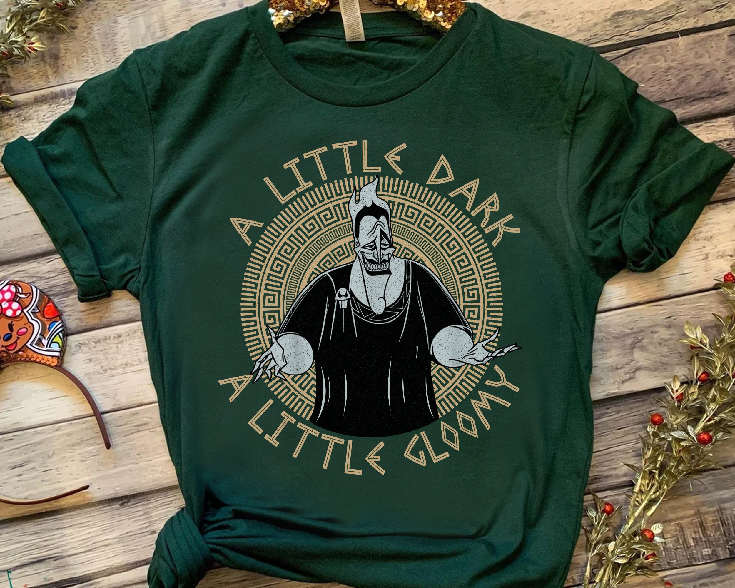 Disney Villains Hades A Little Dark A Little Gloomy Retro T-Shirt ...
