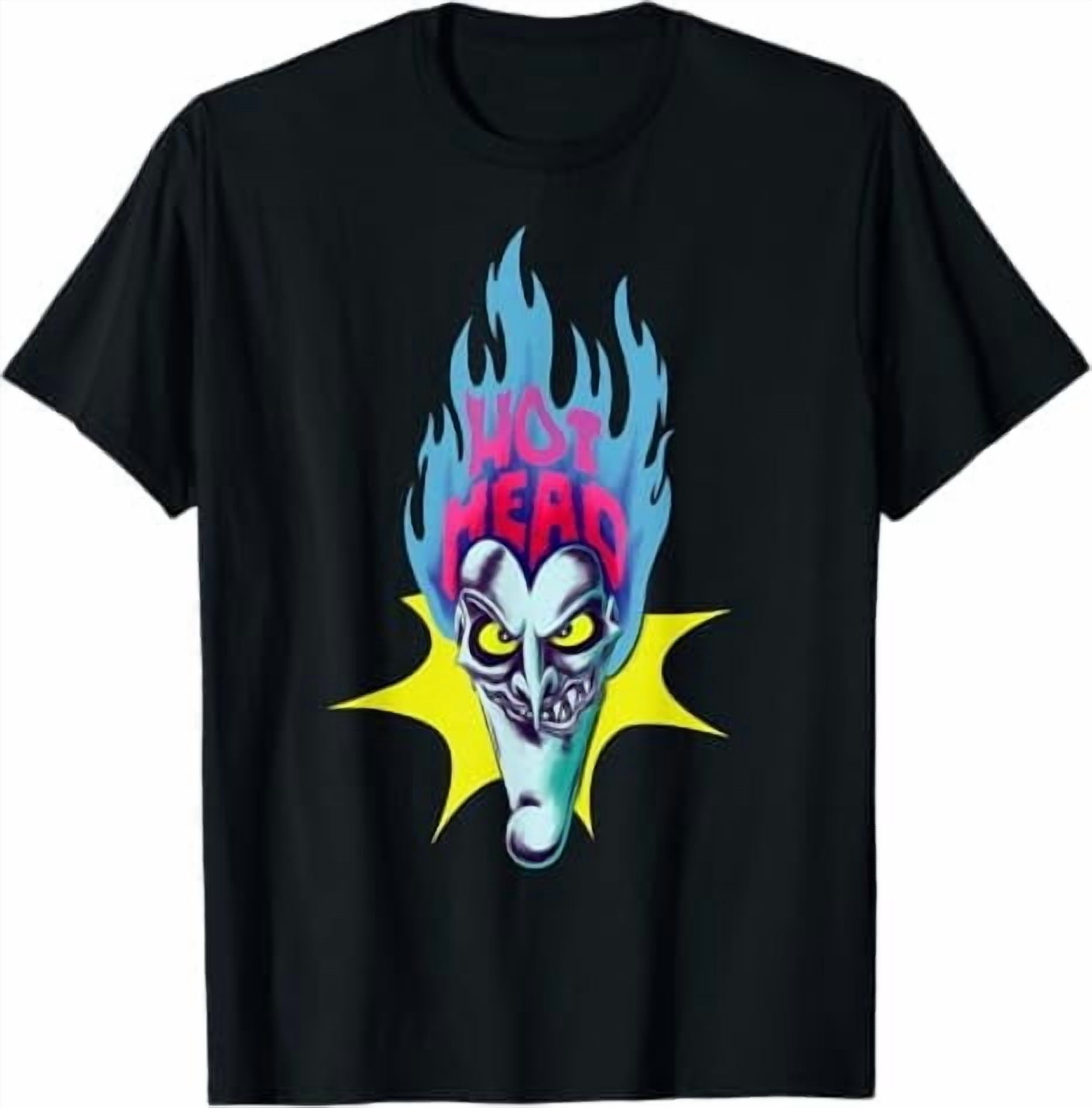 Disney Villains Hades Hot Head Blue Fire Flare Underworld Ruler T-Shirt ...