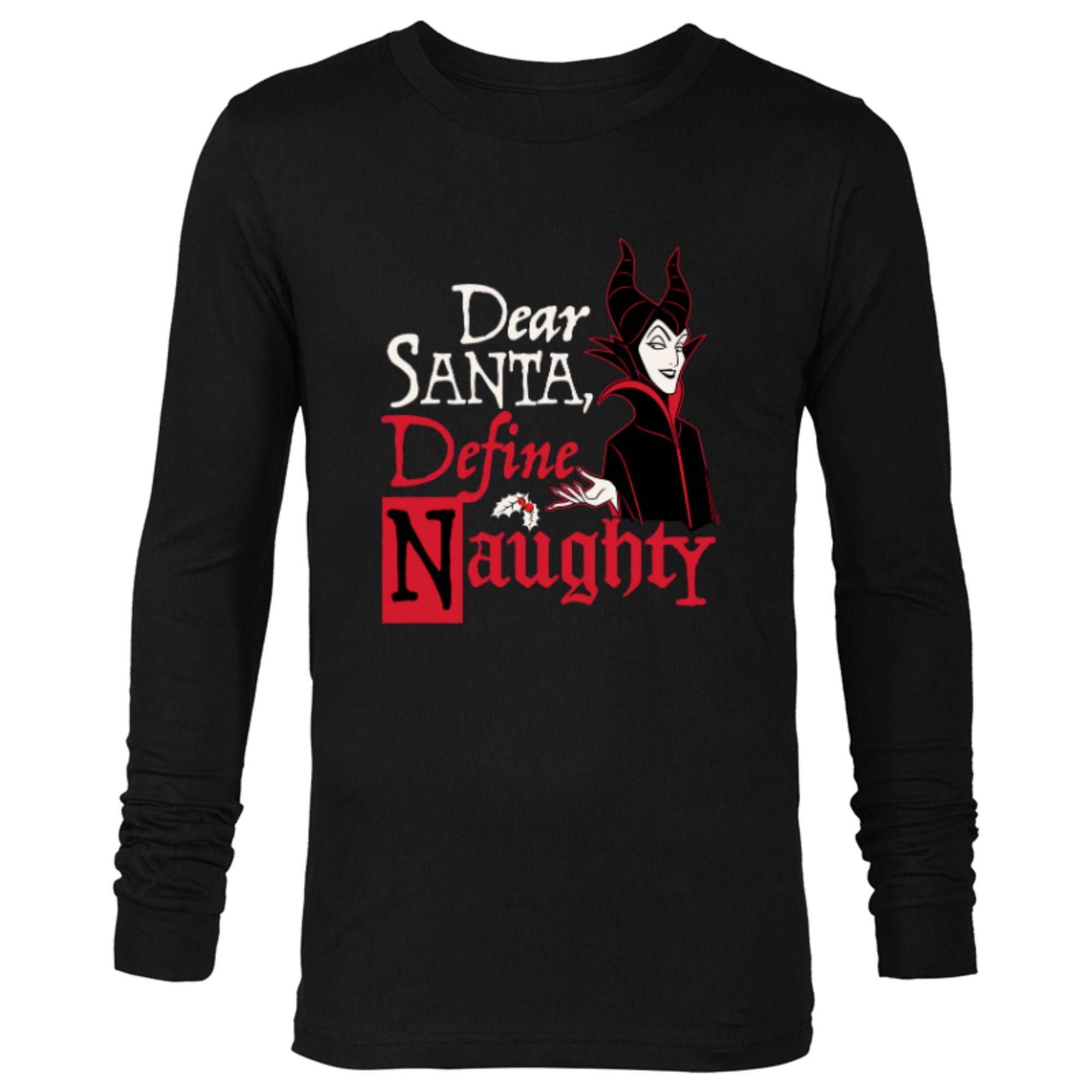 Disney Villains Holiday Maleficent Dear Santa Define Naughty - Long ...