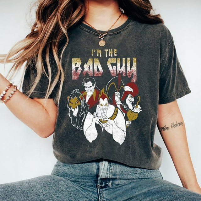 Disney Villains I'm The Bad Guy Group Shot T-Shirt Disneyland Family ...