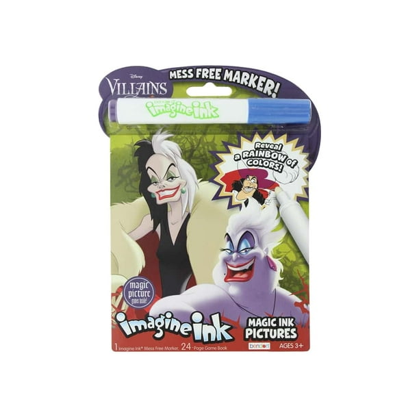 Disney Villains Imagine Ink Magic Ink Pictures Book - Walmart Business ...