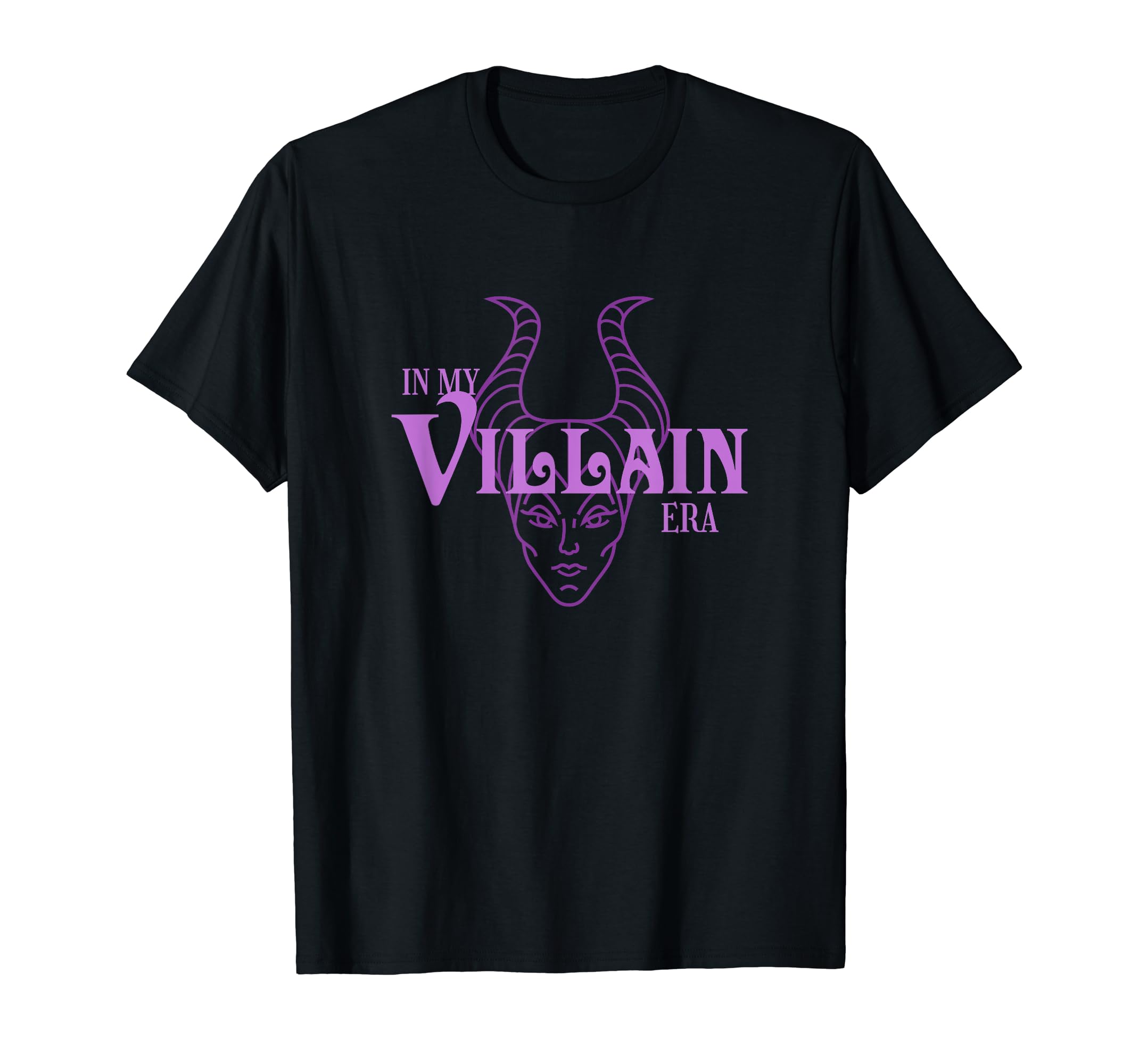 Disney Villains In My Villain Era Maleficent Text Logo T-Shirt ...