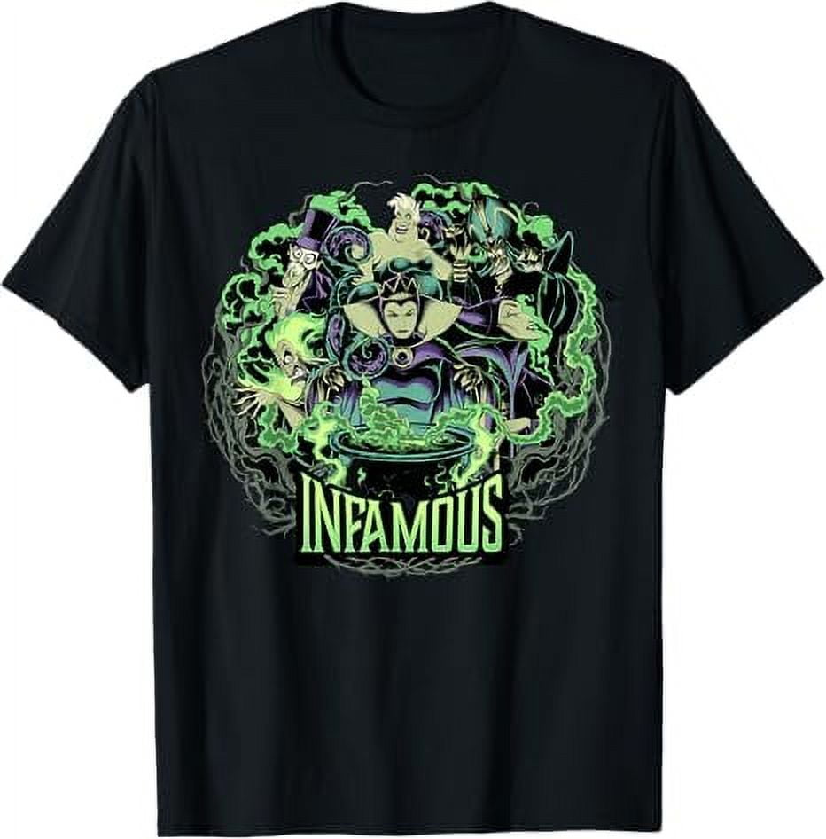 Disney Villains Infamous Evil Group T-Shirt - Walmart.com