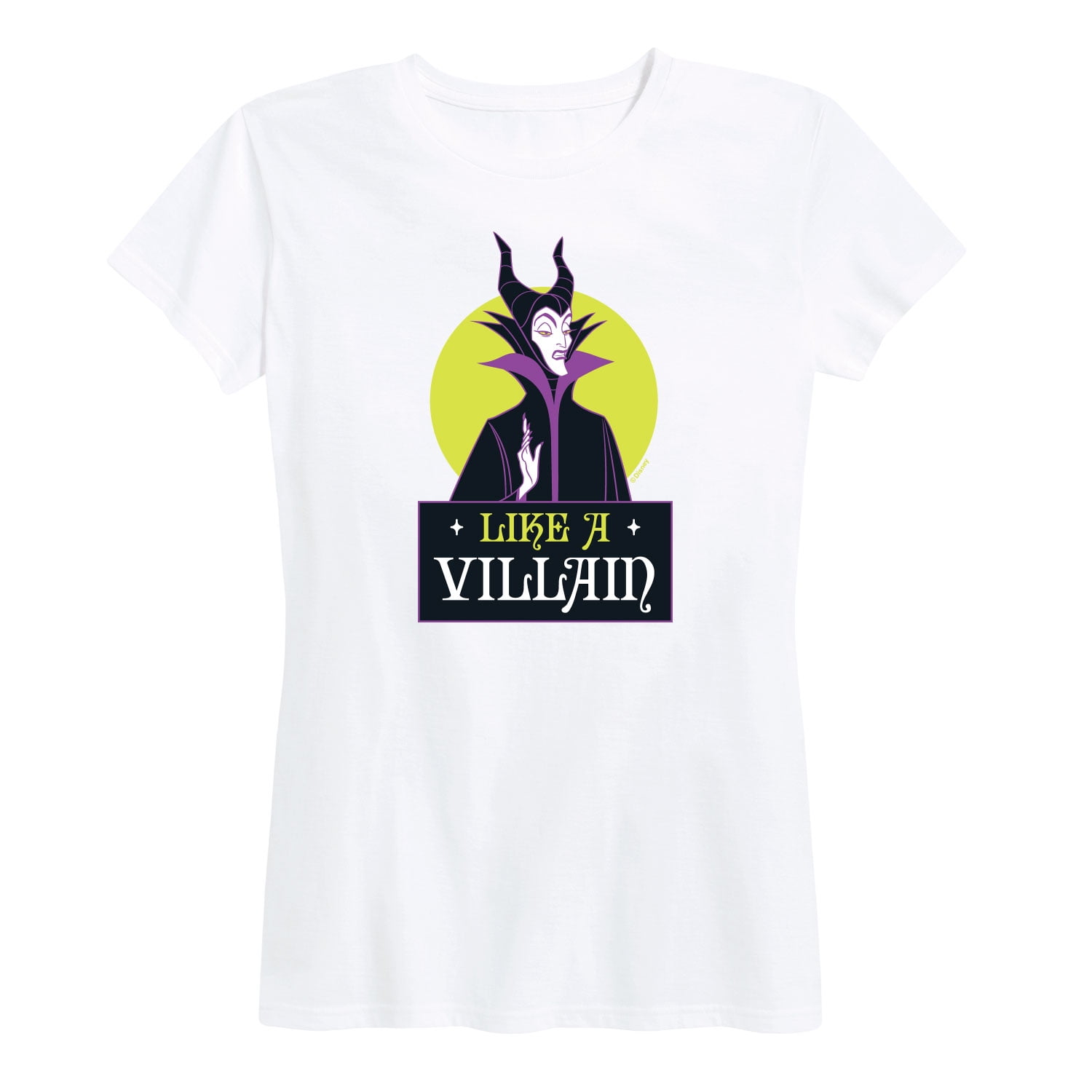 Disney Villains - Like A Villian - Women's Short Sleeve Graphic T-Shirt ...