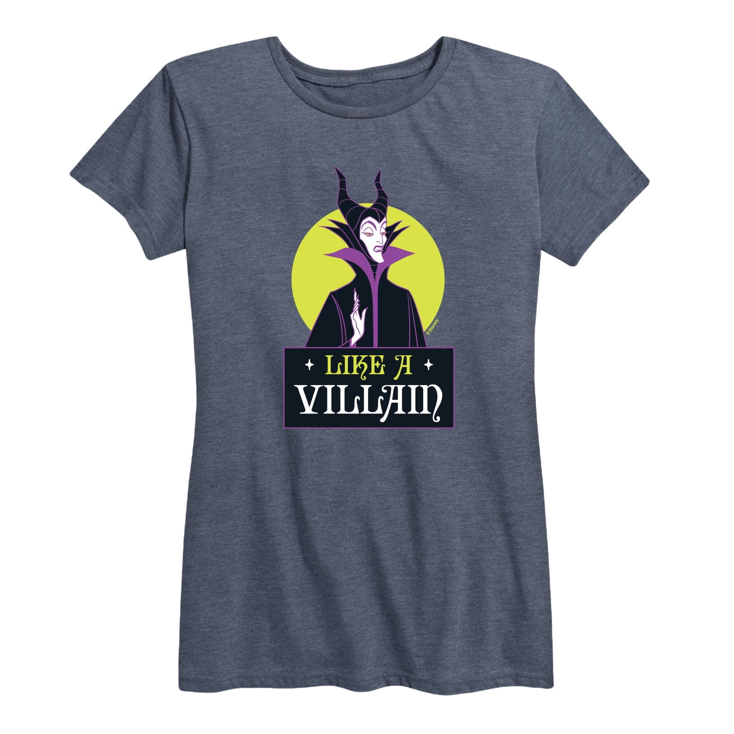 Disney Villains - Like A Villian - Women's Short Sleeve Graphic T-Shirt ...