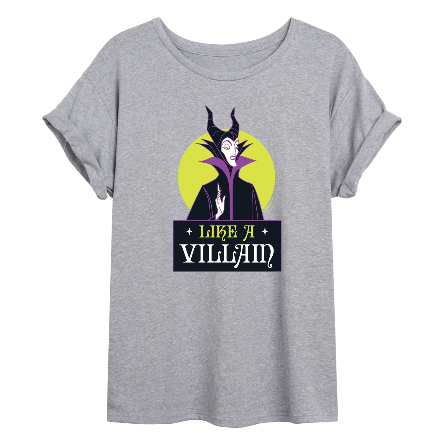 Disney Villains - Like a Villian - Women's Oversized T-Shirt - Walmart.com