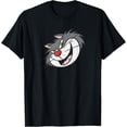 Disney Villains Lucifer The Cat Cinderella Big Face Costume T-Shirt ...