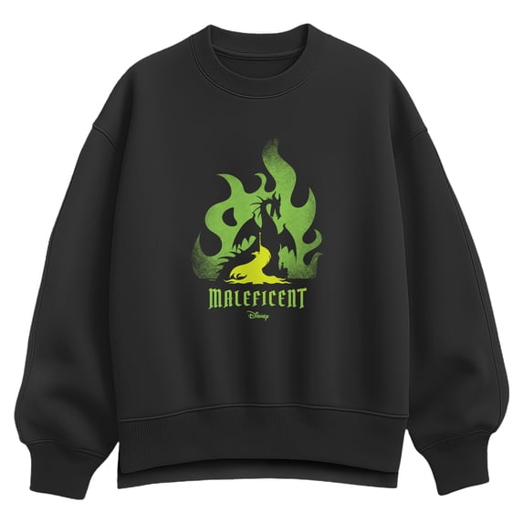 Disney Villains - Maleficent Dragon Silhouette - Women's Oversized ...