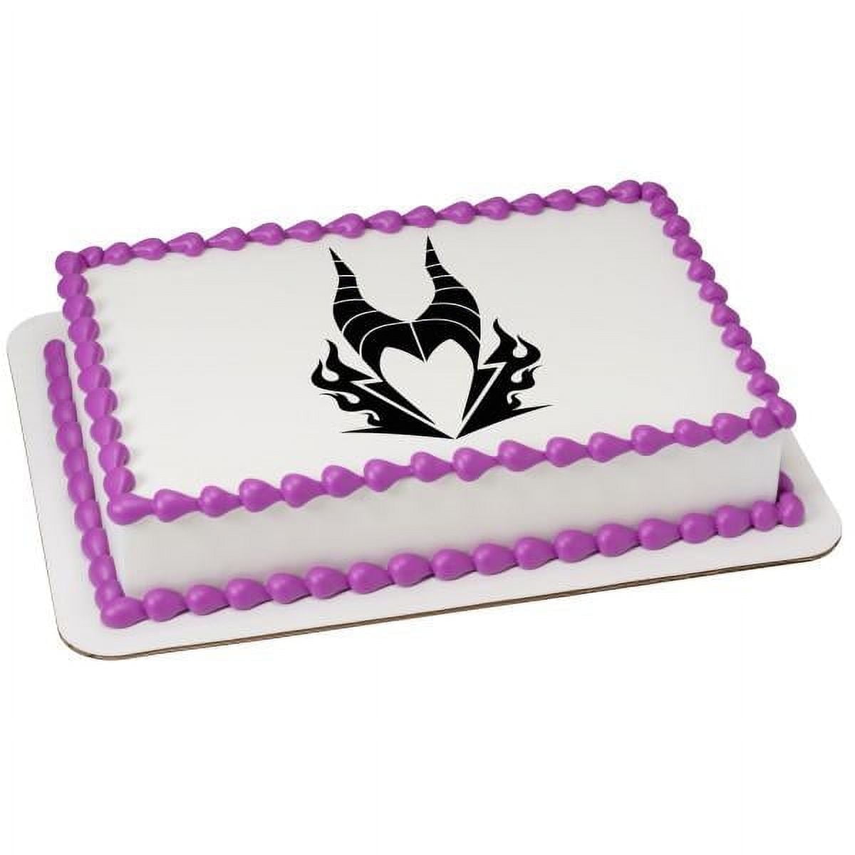 Villains Maleficent Edible Cake Topper Image - Walmart Business Supplies