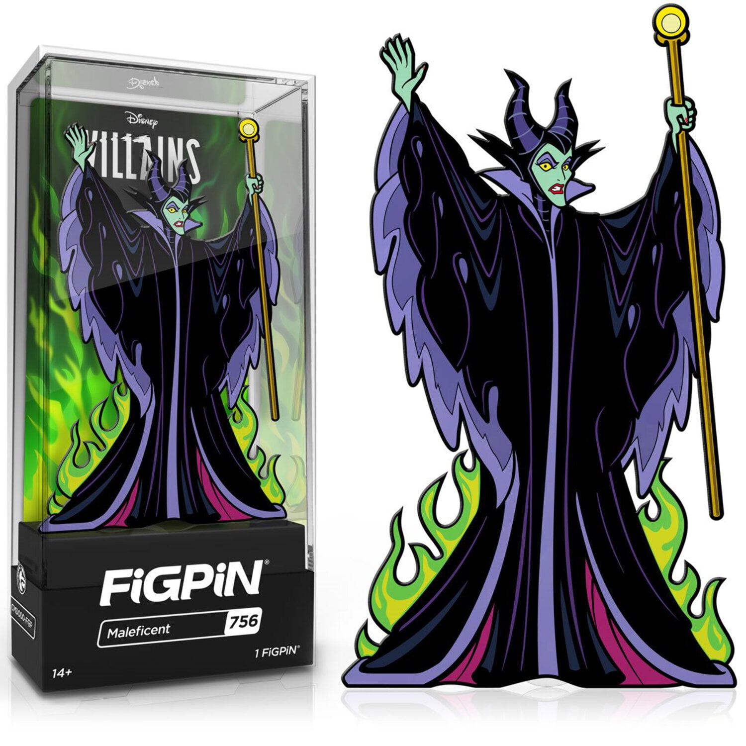 Disney Villains Maleficent FiGPiN Classic Enamel Pin - Walmart.com
