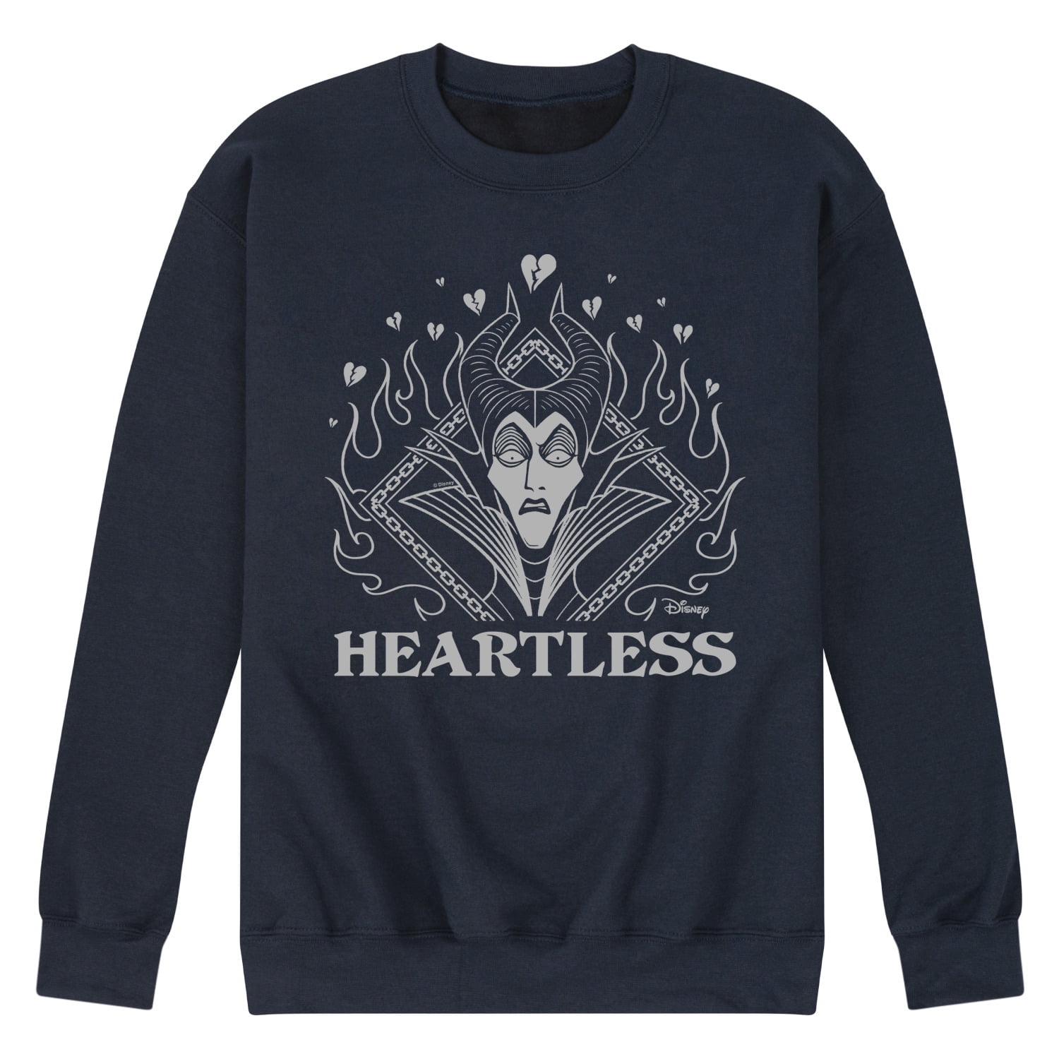 Disney Villains - Maleficent Heartless - Men's Crew Neck Fleece ...