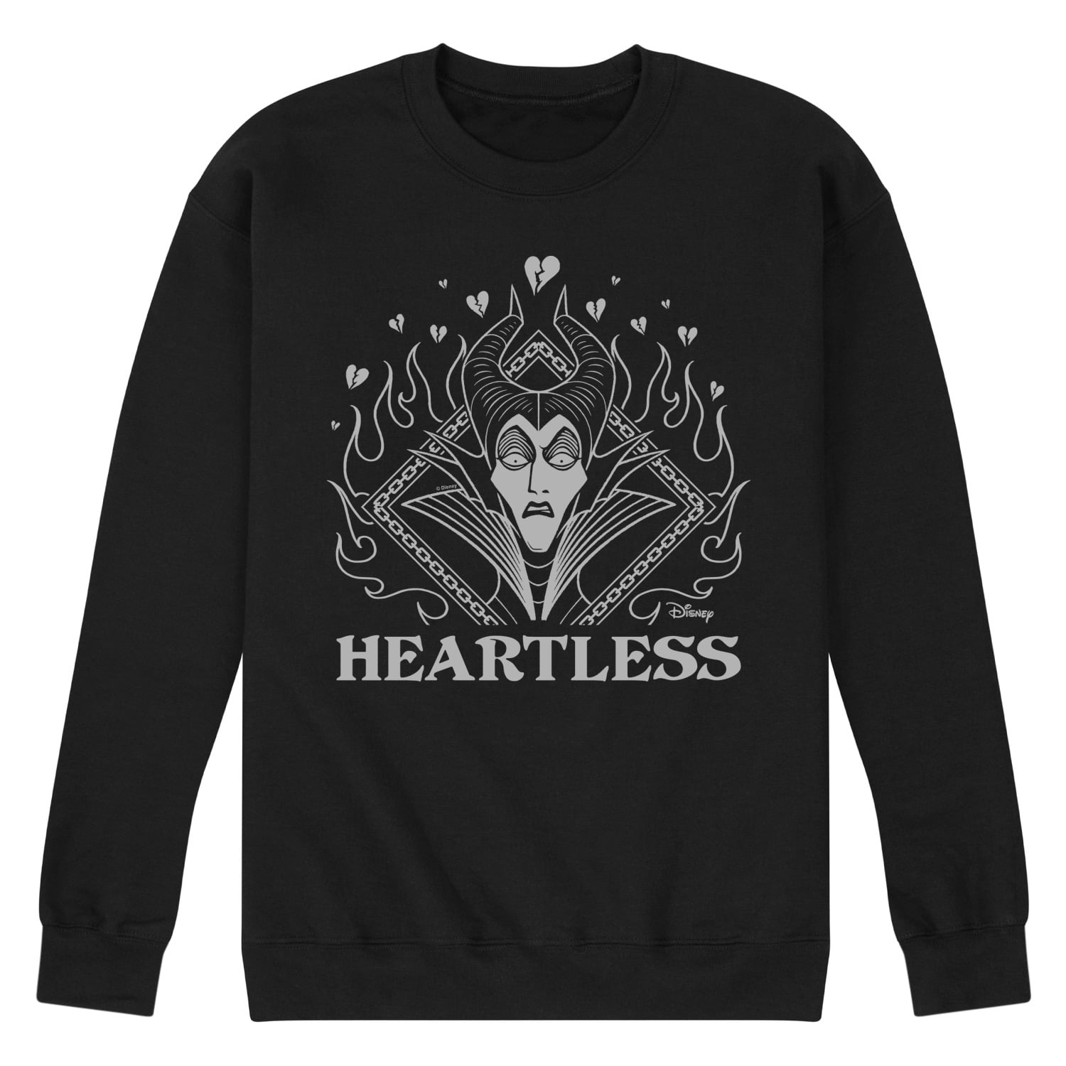 Disney Villains - Maleficent Heartless - Men's Crew Neck Fleece ...