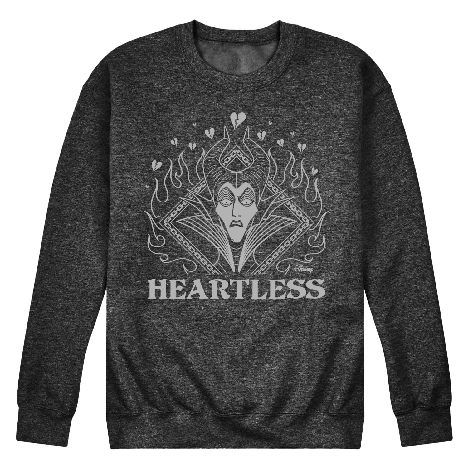 Disney Villains - Maleficent Heartless - Men's Crew Neck Fleece ...