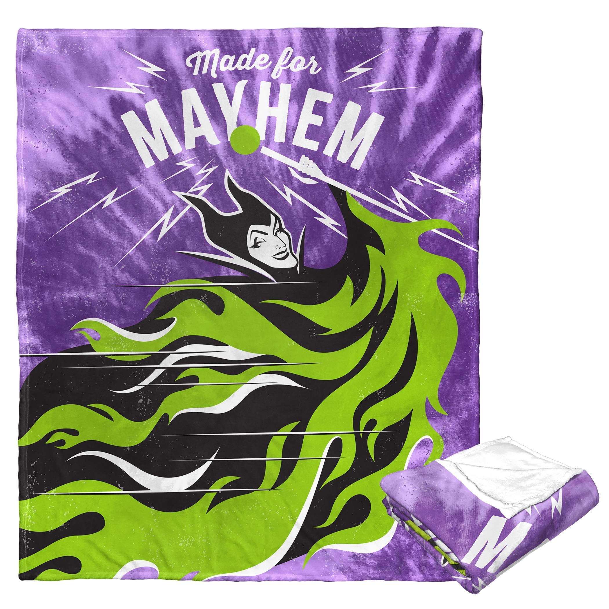 Disney Villains Maleficent Mayhem Kids Silk Touch Throw Blanket ...
