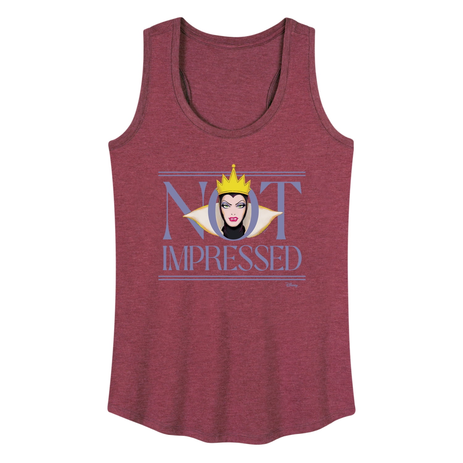 Disney Villains - Not Impressed - Women's Racerback Tank Top - Walmart.com