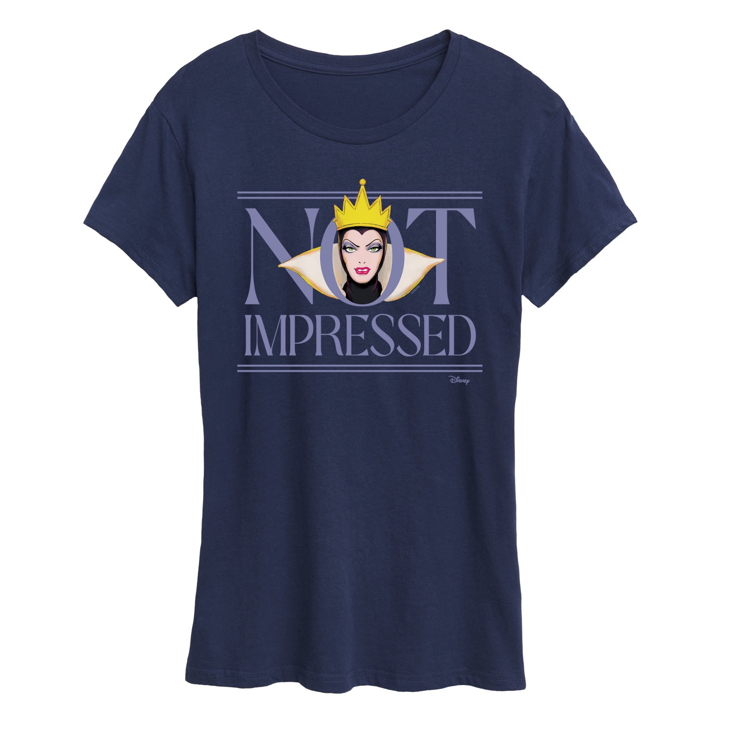 Disney Villains - Not Impressed - Women's Short Sleeve Graphic T-Shirt ...
