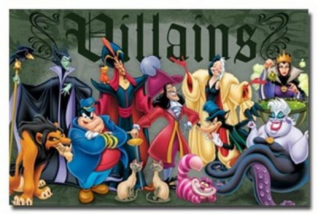 Disney - Villains Poster Print (34 x 22) - Walmart.com
