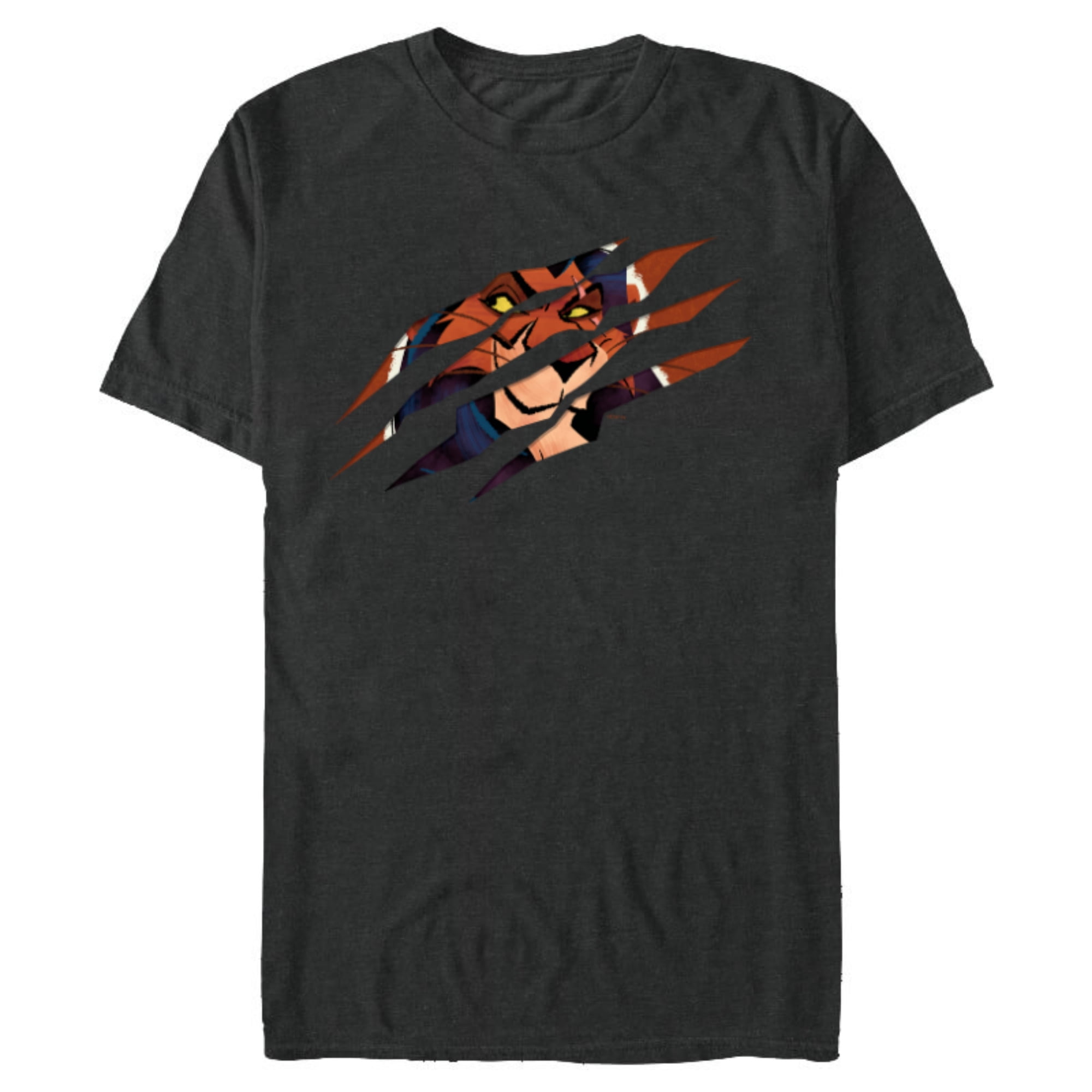 Disney Villains Scar Claw Slash The Lion King - Short Sleeve Blended T ...