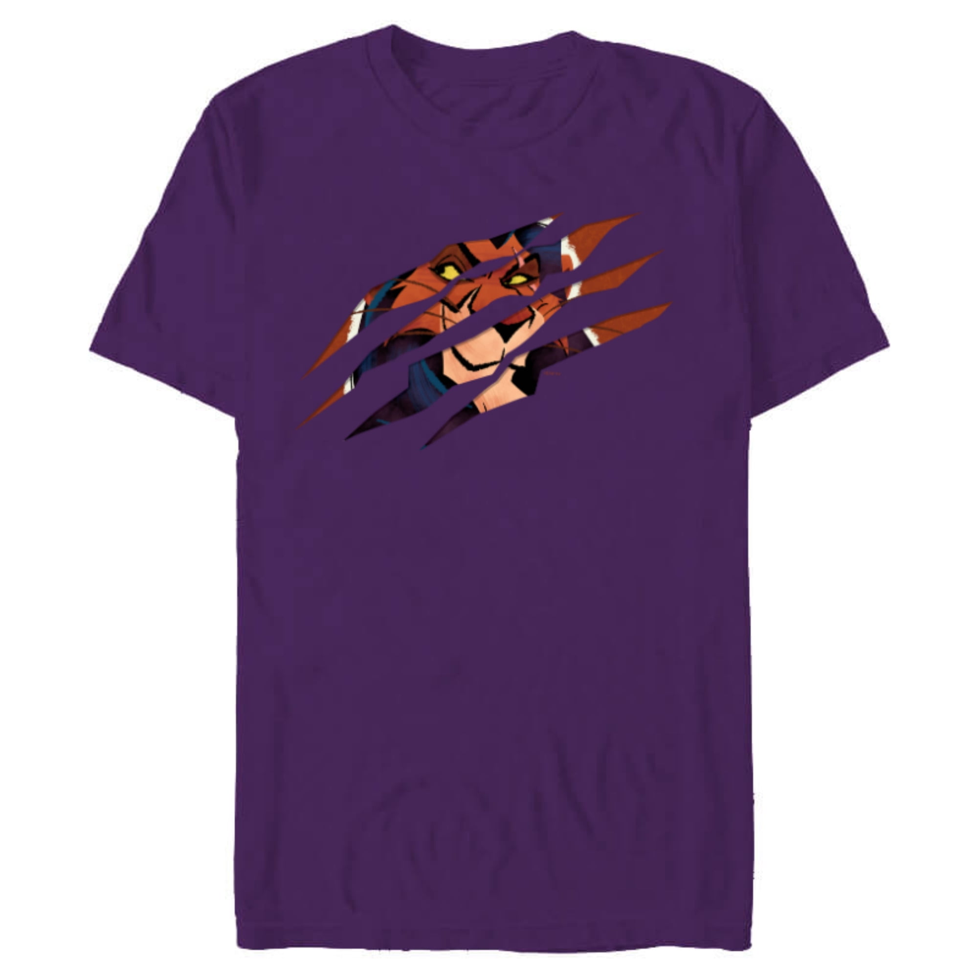 Disney Villains Scar Claw Slash The Lion King - Short Sleeve Blended T ...