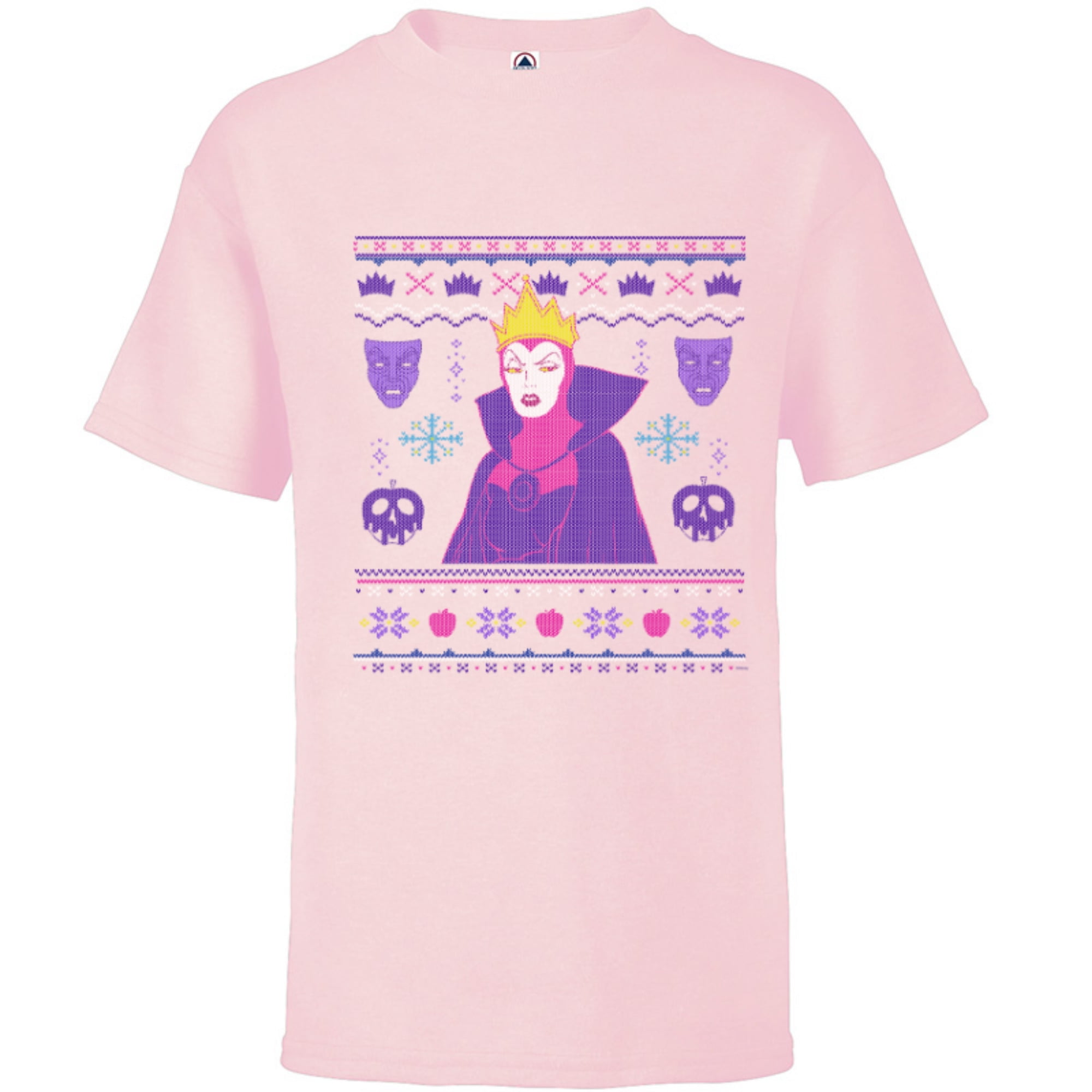 Disney Villains Snow White Evil Queen Christmas Sweater - Short Sleeve ...